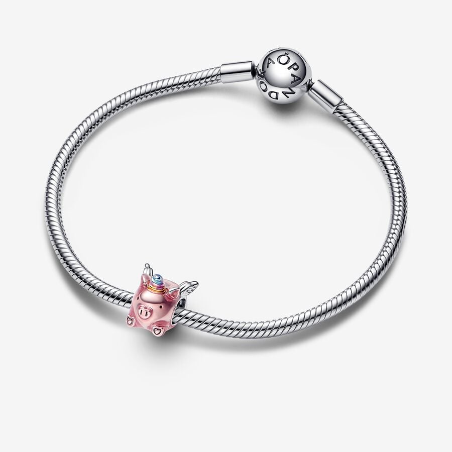 Pandora Charm - Unicorn Pig - Animals Collection – Azuline