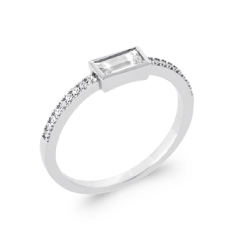 Rectangular Ring – Silver | Azuline